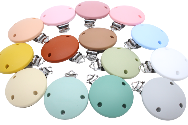 Clip rond 52mm - Silicone – Perles à croquer